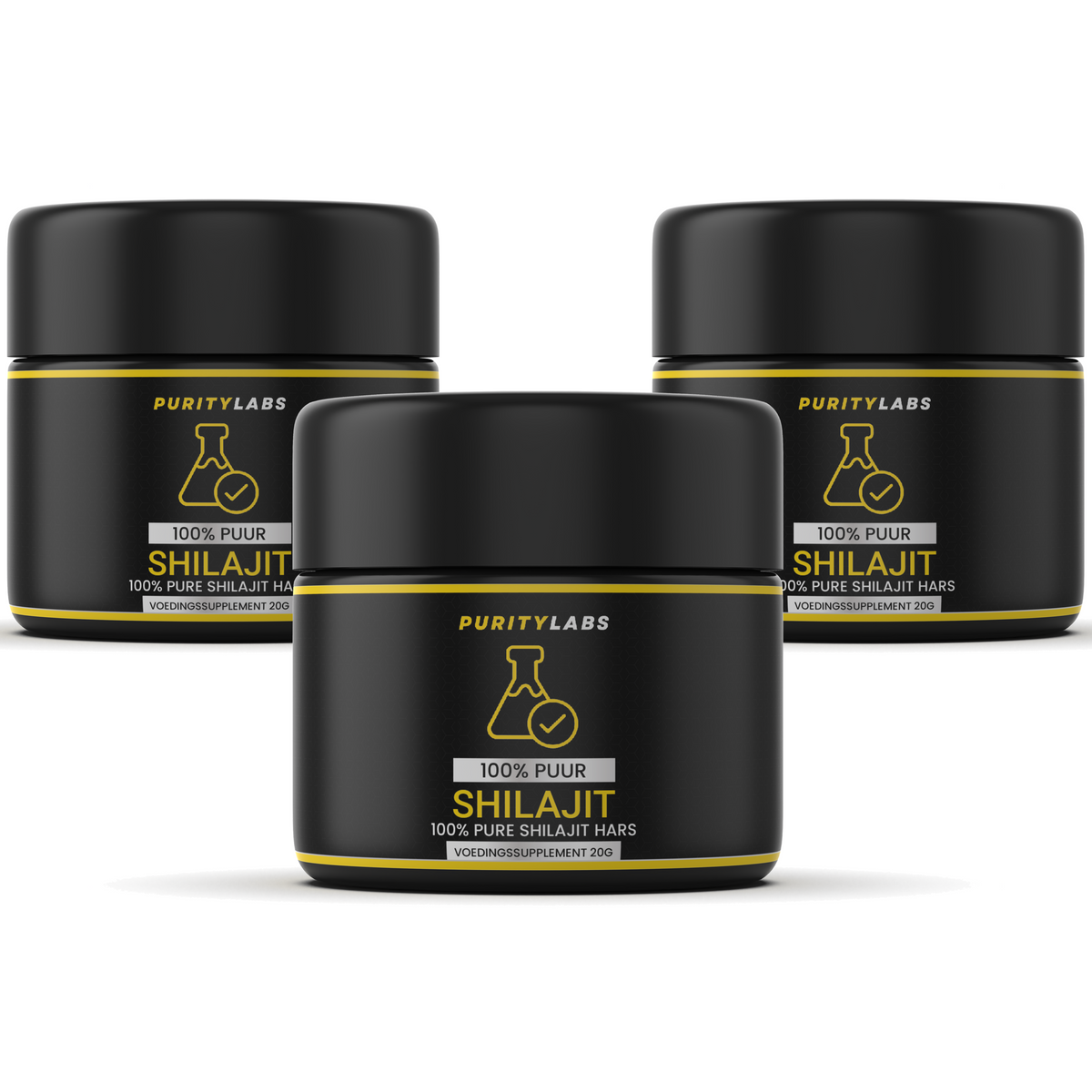 PurityLabs Shilajit Resin - 2+1 Gratis (Tijdelijk Beschikbaar)